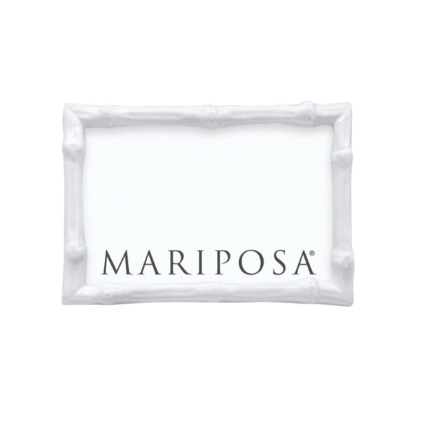 Mariposa Bamboo White 4" x 6" Frame | Fine Decor Direct