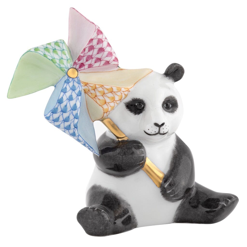 Herend Pinwheel Panda Figurine – Fine Decor Direct