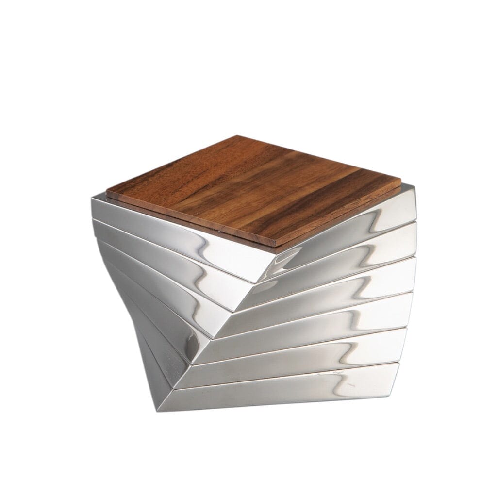 Nambe Twist Coaster Set (Set of 6) – Fine Decor Direct