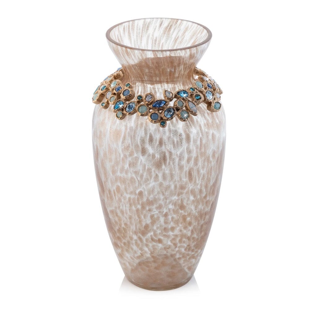 Jay Strongwater Norah Bejeweled Vase - Oceana – Fine Decor Direct